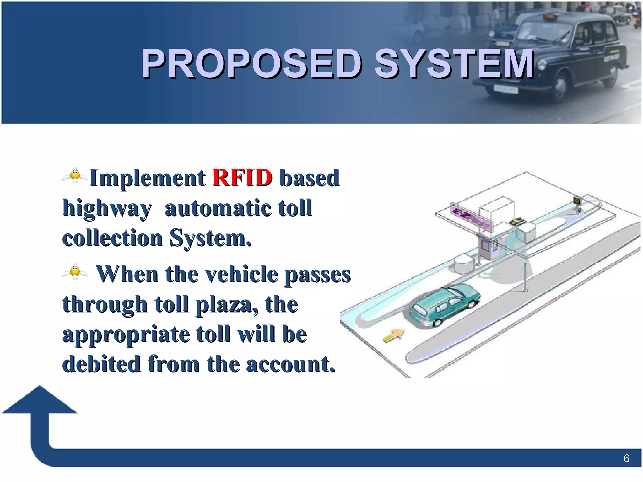 An RFID Electronic Tag based automatic vehicle identifications system ...