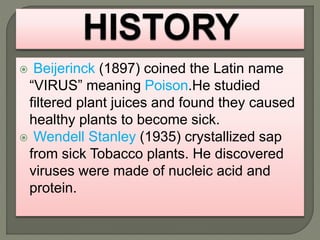 PLANT VIRUS PPT - SLIDE SHARE | PPTX