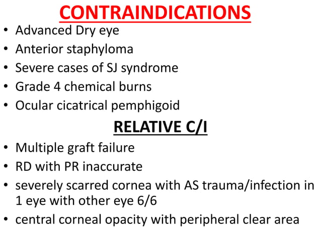 Penetrating keratoplasty in ophthalmology | PPTX | Eye and Vision ...