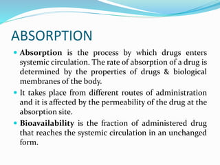 Pharmacokinetics | PPTX