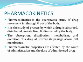 Pharmacokinetics | PPT