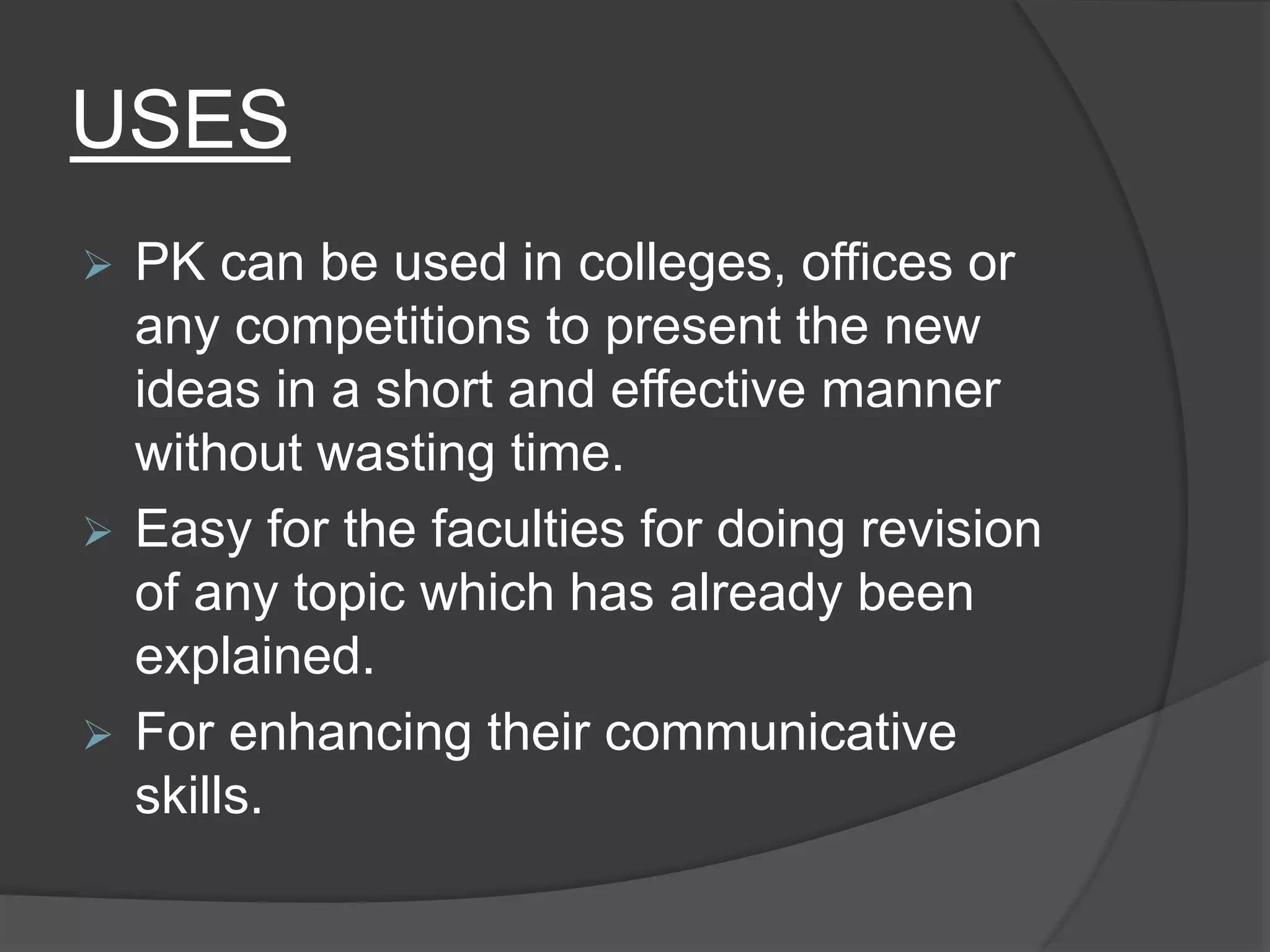 PRESENTATION THROUGH PECHA KUCHA. | PPTX