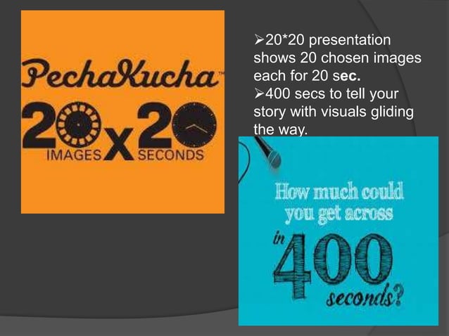 PRESENTATION THROUGH PECHA KUCHA. | PPTX | Education
