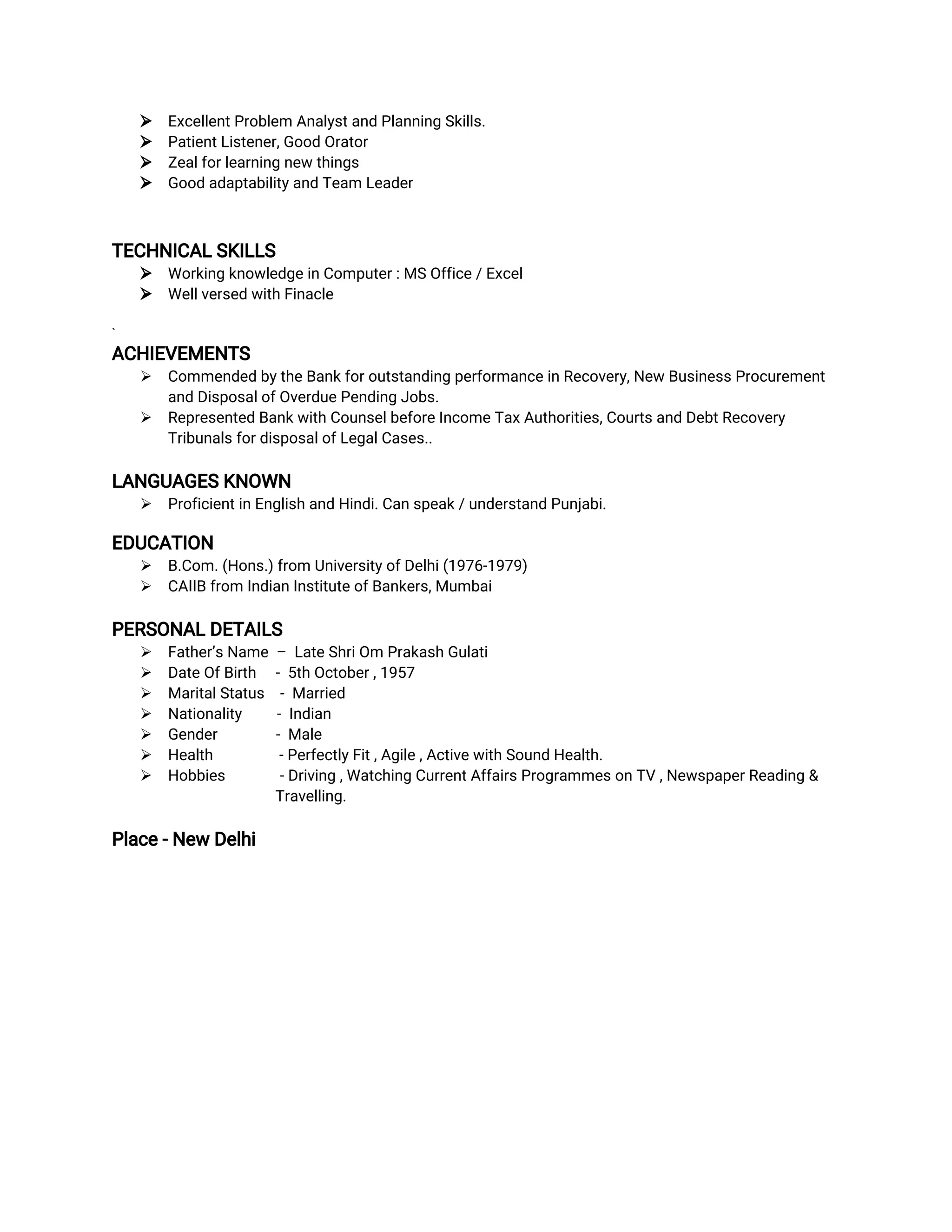 PK Resume | PDF | Business | Business and Finance