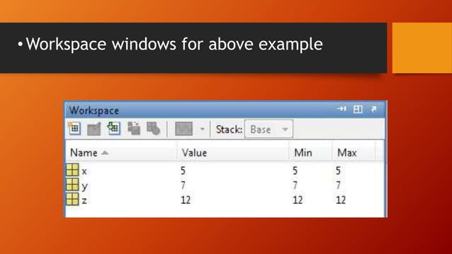 Basic matlab and matrix | PPTX | Computing | Technology & Computing