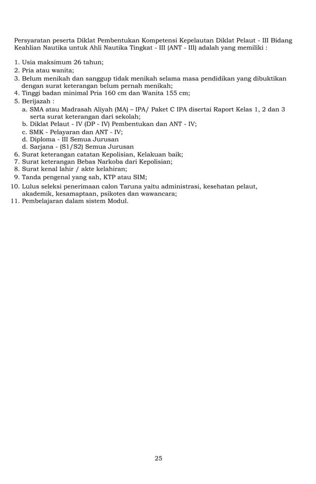 Peraturan Kementerian Perhubungan PK 07 BPSDM 2016 | PDF