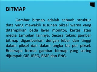 Perbedaan Grafis Vektor & Bitmap | PPTX