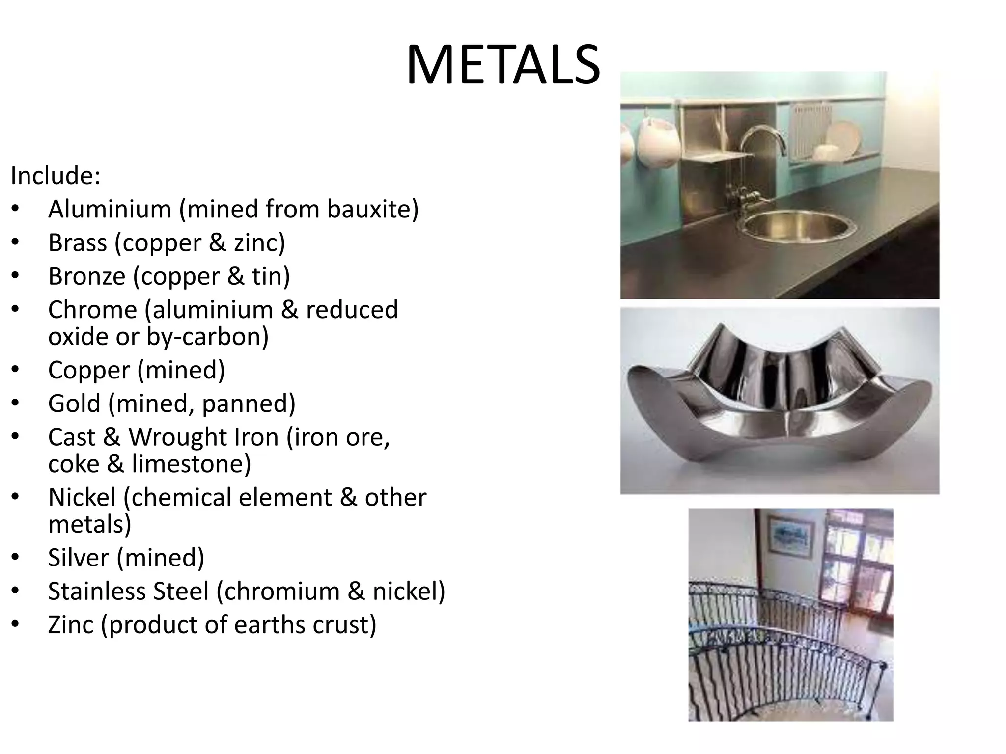 NATURAL AND MAN MADE MATERIALS | PPTX