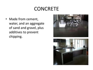 NATURAL AND MAN MADE MATERIALS | PPTX