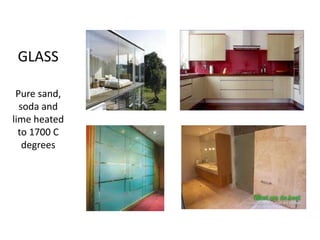 NATURAL AND MAN MADE MATERIALS | PPTX