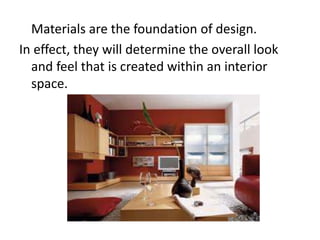 NATURAL AND MAN MADE MATERIALS | PPTX