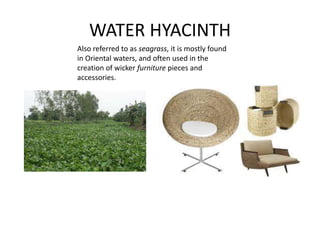 NATURAL AND MAN MADE MATERIALS | PPTX