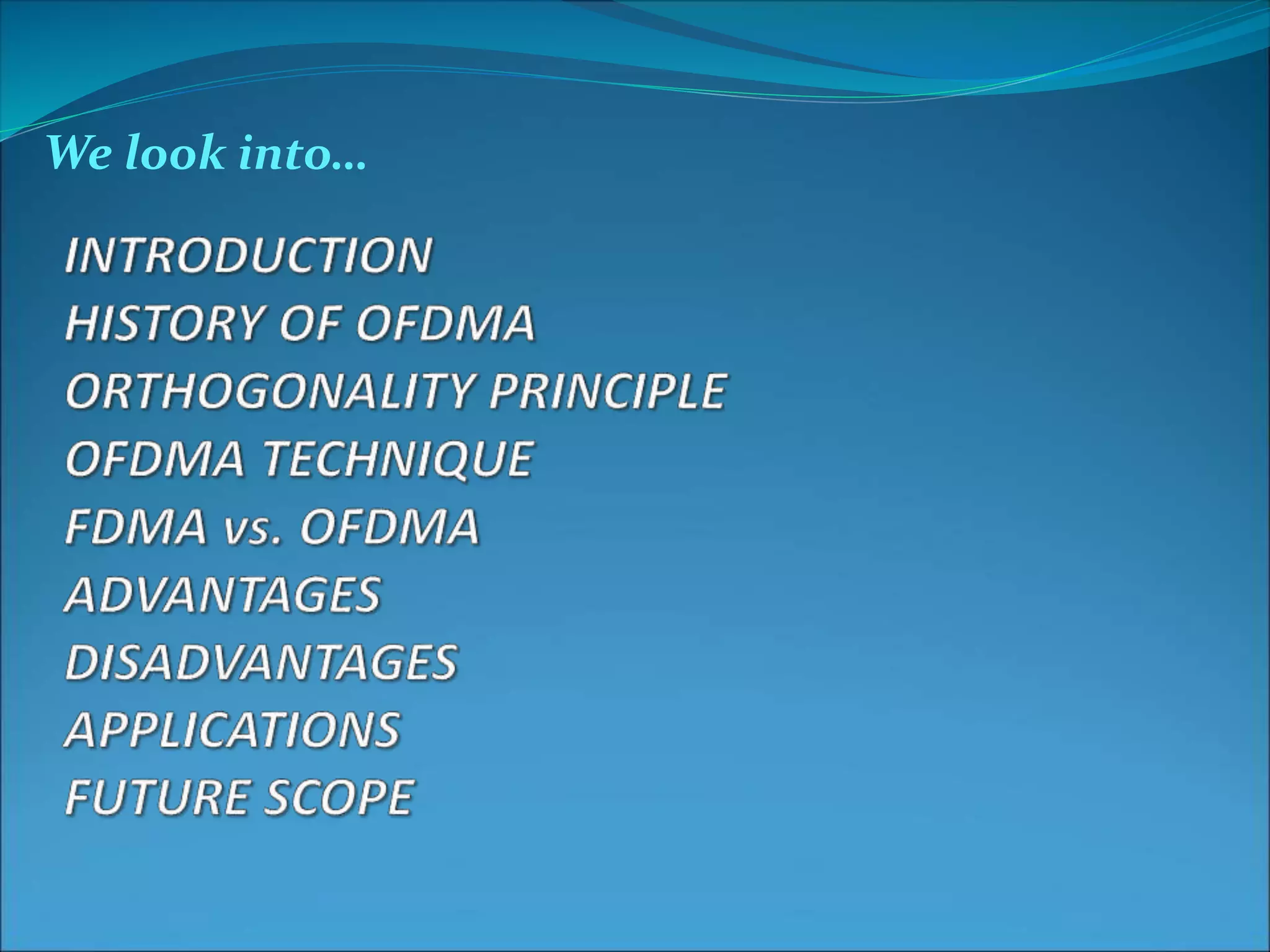 OFDMA - Orthogonal Frequency Division Multiple Access PPT by PREM KAMAL | PPT