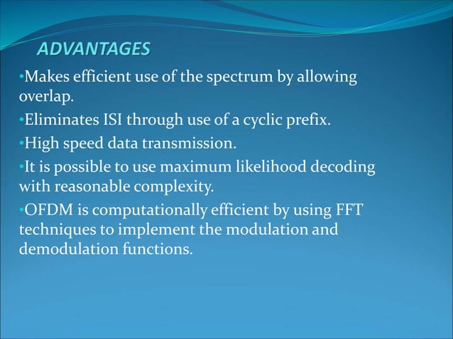 OFDMA - Orthogonal Frequency Division Multiple Access PPT by PREM KAMAL | PPT
