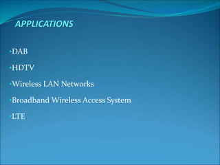 OFDMA - Orthogonal Frequency Division Multiple Access PPT by PREM KAMAL ...