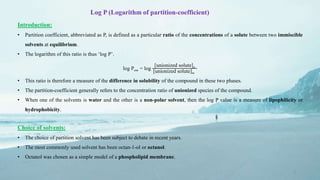 pKa and log p determination | PPTX