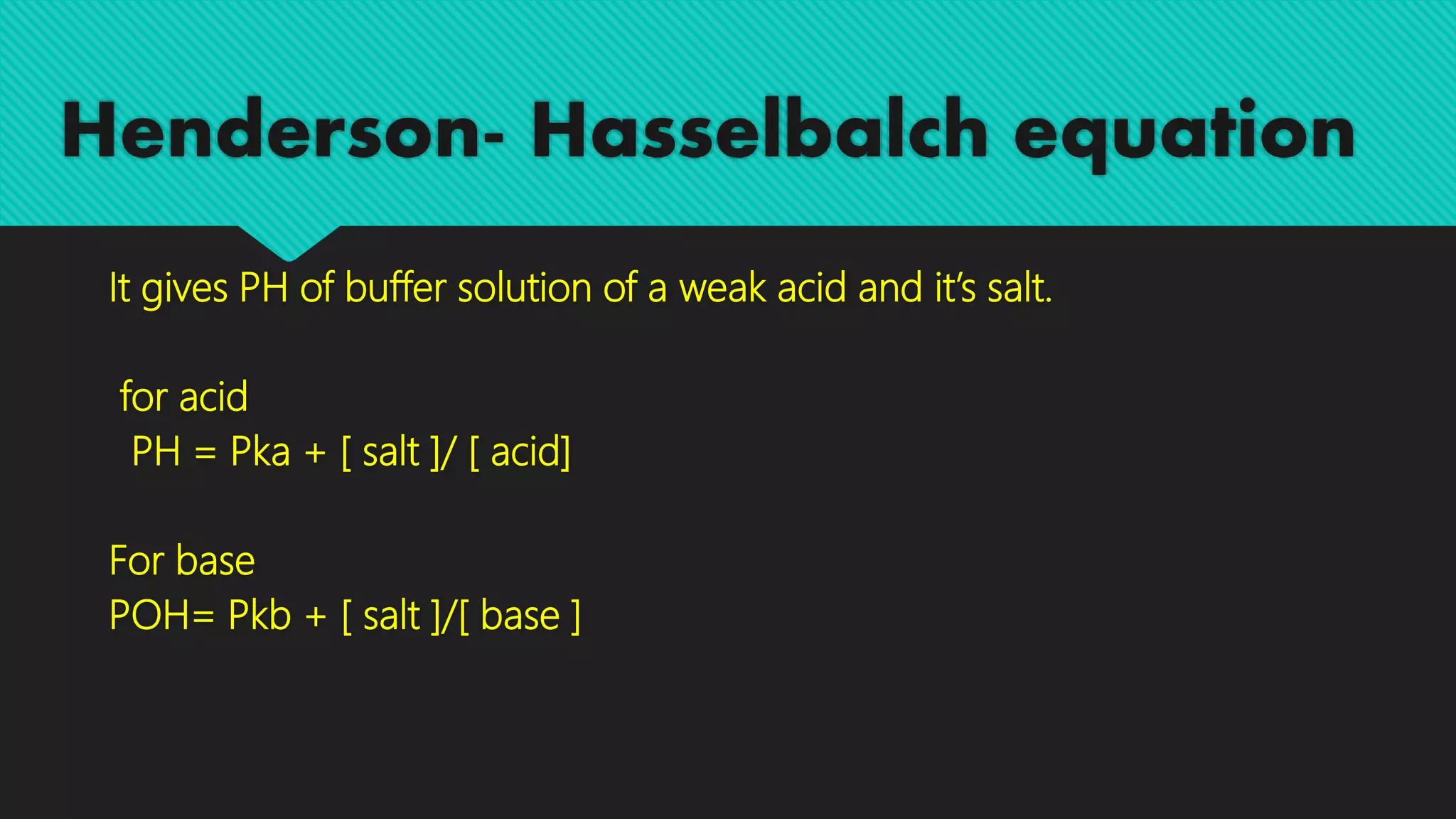 Pka value of weak acid experiment by titrations method | PPTX