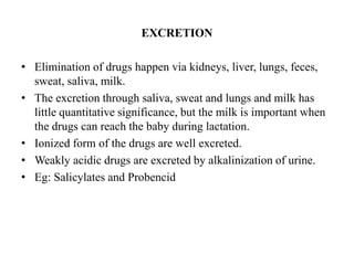 Pharmacokinetics and Drug Interaction | PPTX