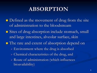 Pharmacokinetics and Pharmacodynamics | PPT
