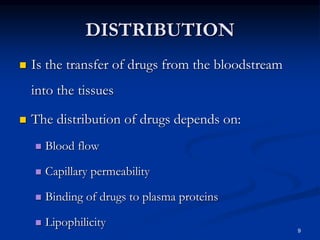 Pharmacokinetics and Pharmacodynamics | PPT
