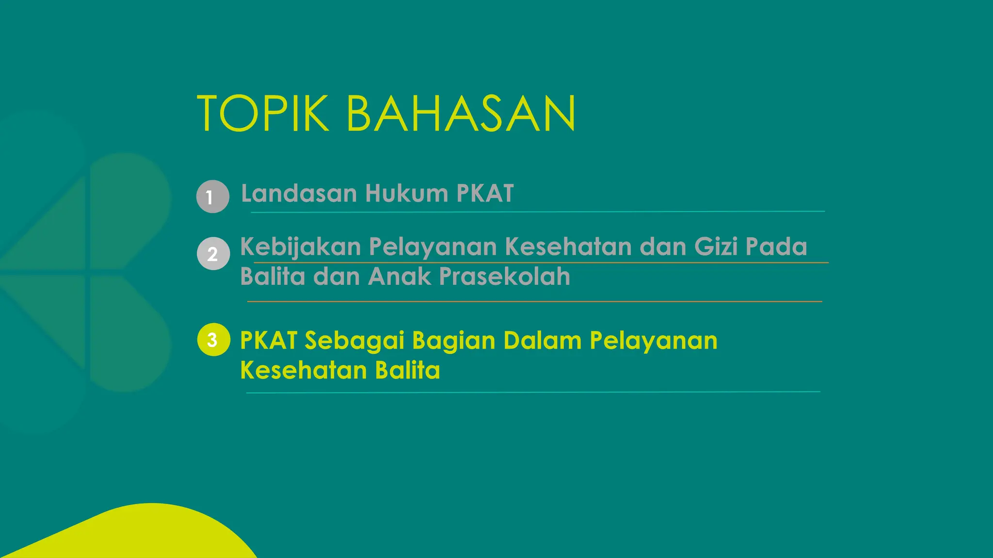 Pemeriksaan Kesehatan Anak Terintegrasi (PKAT) | PPTX