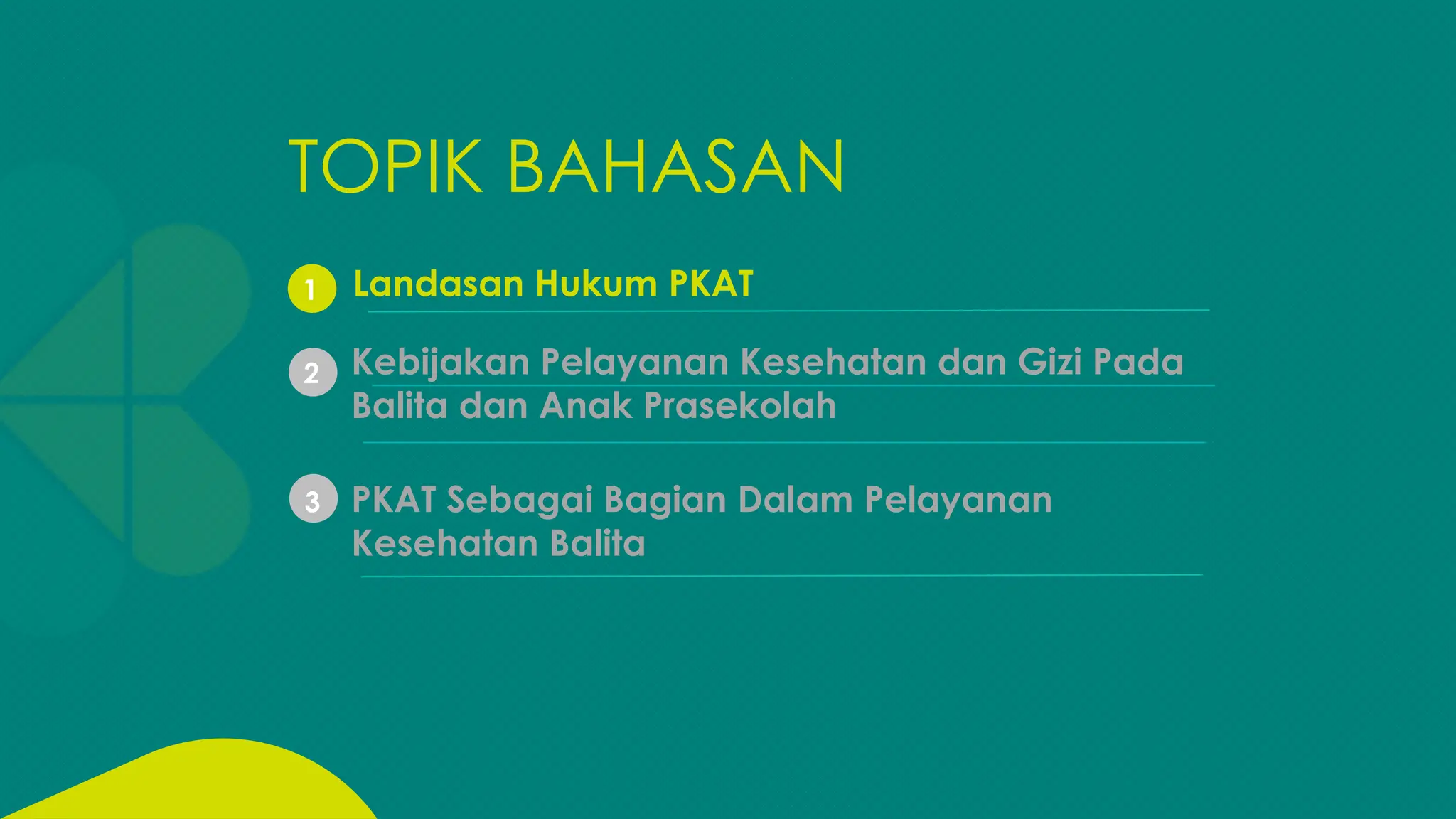 Pemeriksaan Kesehatan Anak Terintegrasi (PKAT) | PPTX