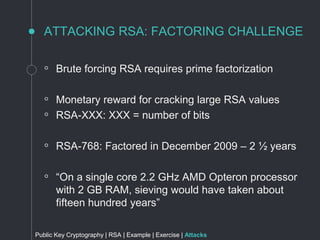 Public Key Cryptosystems and RSA | PPT