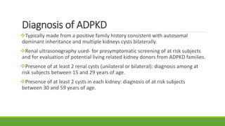 Polycystic Kidney Disease | PPTX