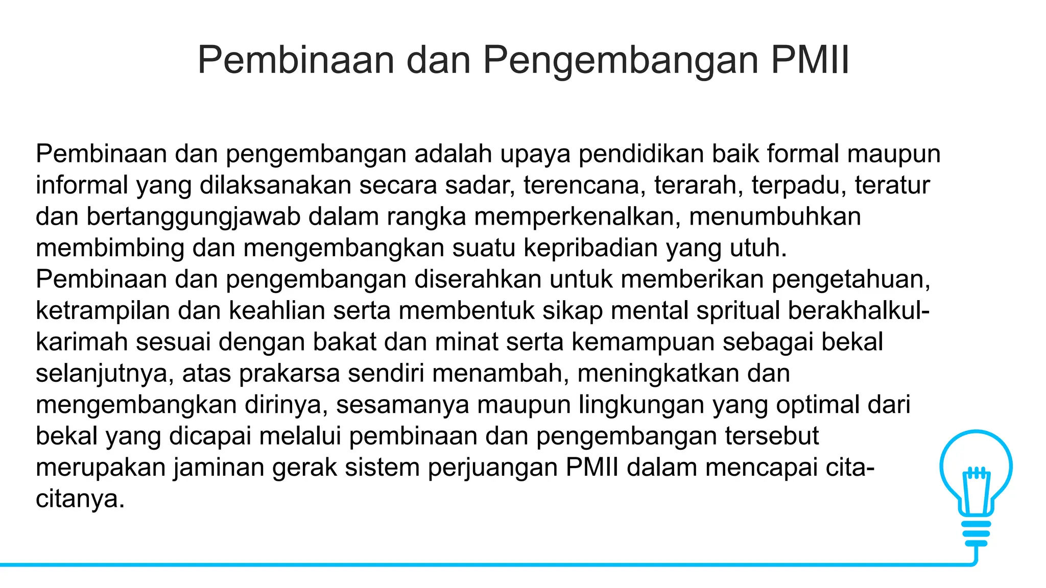 Materi PKD-Strategi Pengembangan PMII Berbasis | PPTX