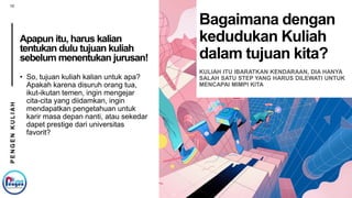 Menentukan Tujuan Kuliah | PPTX