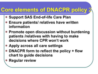 Anticipatory Care Planning & DNACPR | PPT