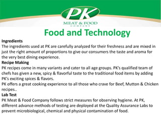 Pk food and meats | PPT