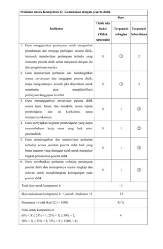 CONTOH PKG GURU KELAS | DOCX