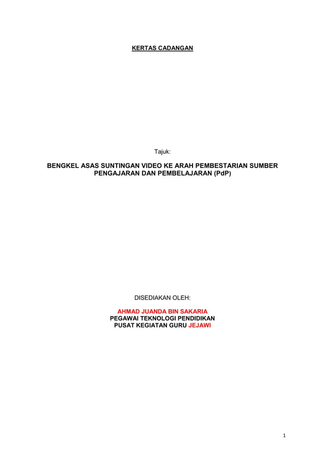 Pkg jejawi bengkel media pendidikan | PDF