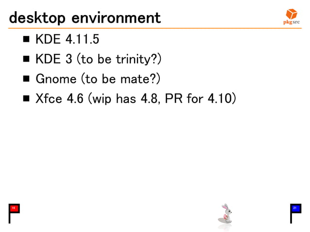 pkgsrc 2014 - the record of the past year | PPT