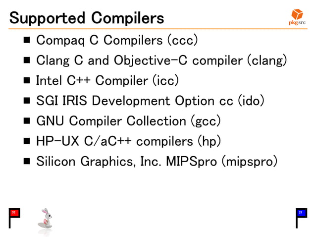 pkgsrc 2014 - the record of the past year | PPT