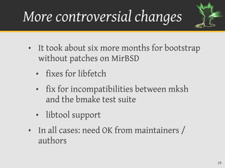 pkgsrc on MirBSD | PPT