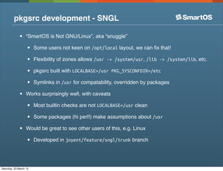 pkgsrc on SmartOS | PPT