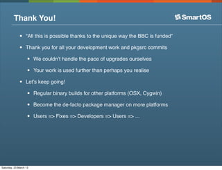 pkgsrc on SmartOS | PPT