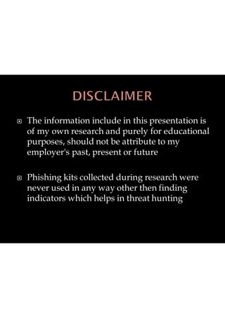 Pkit Finder - Hunting Phishing kits | PDF