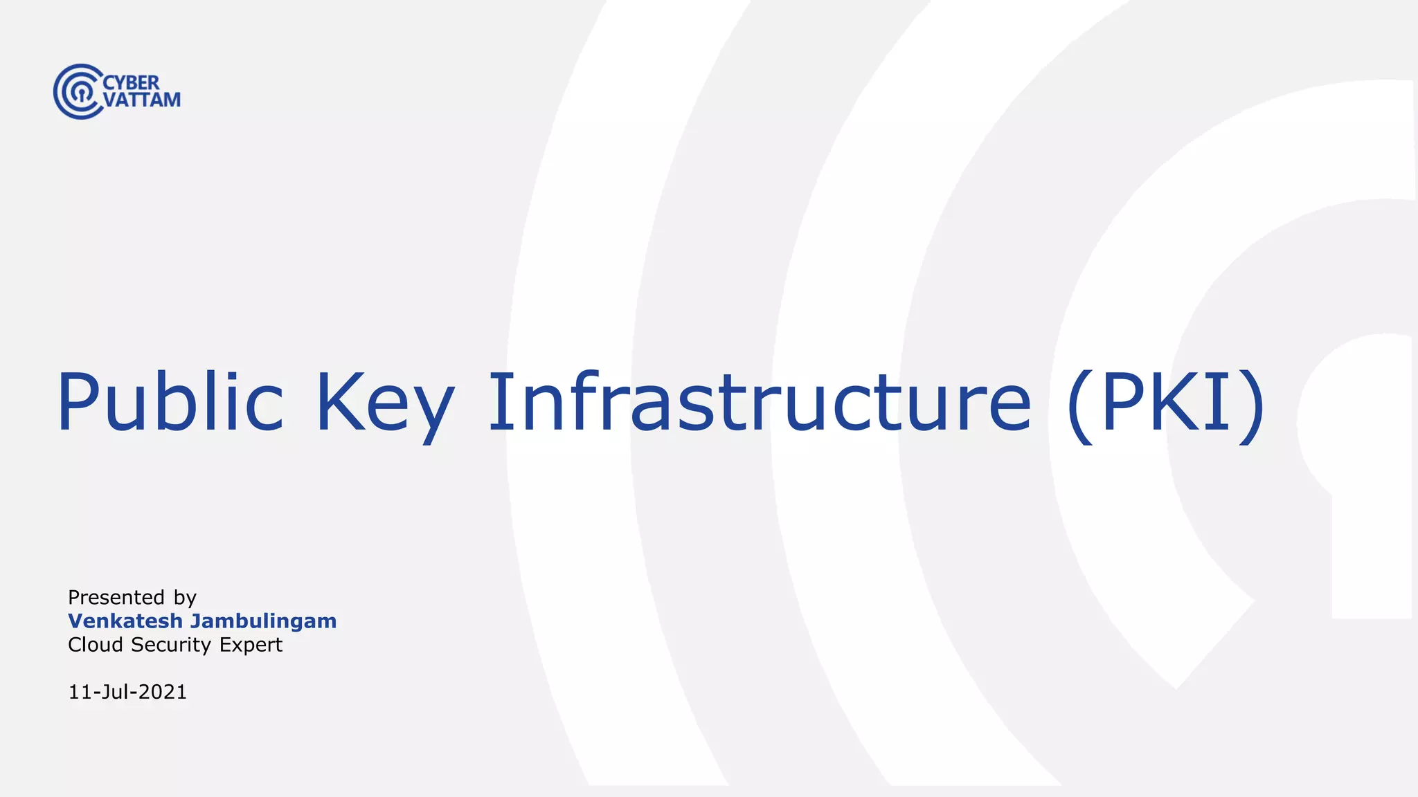 Public key Infrastructure (PKI) | PDF