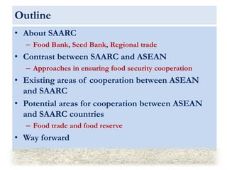 ASEAN and SAARC Regional Trade- PK Joshi | PPTX