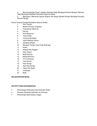 Pk kesihatan dan keceriaan | DOCX