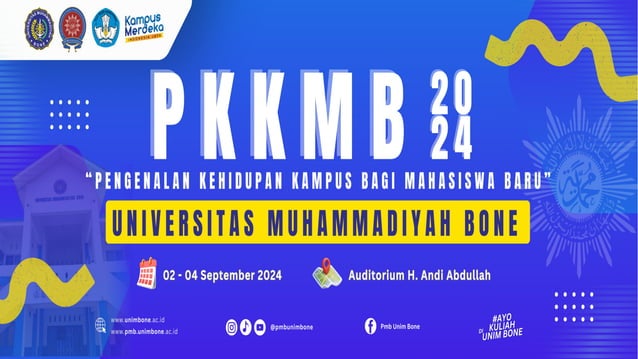 MATERI PELAKSANAAN PKKMB 2024 UNIM BONE.pptx