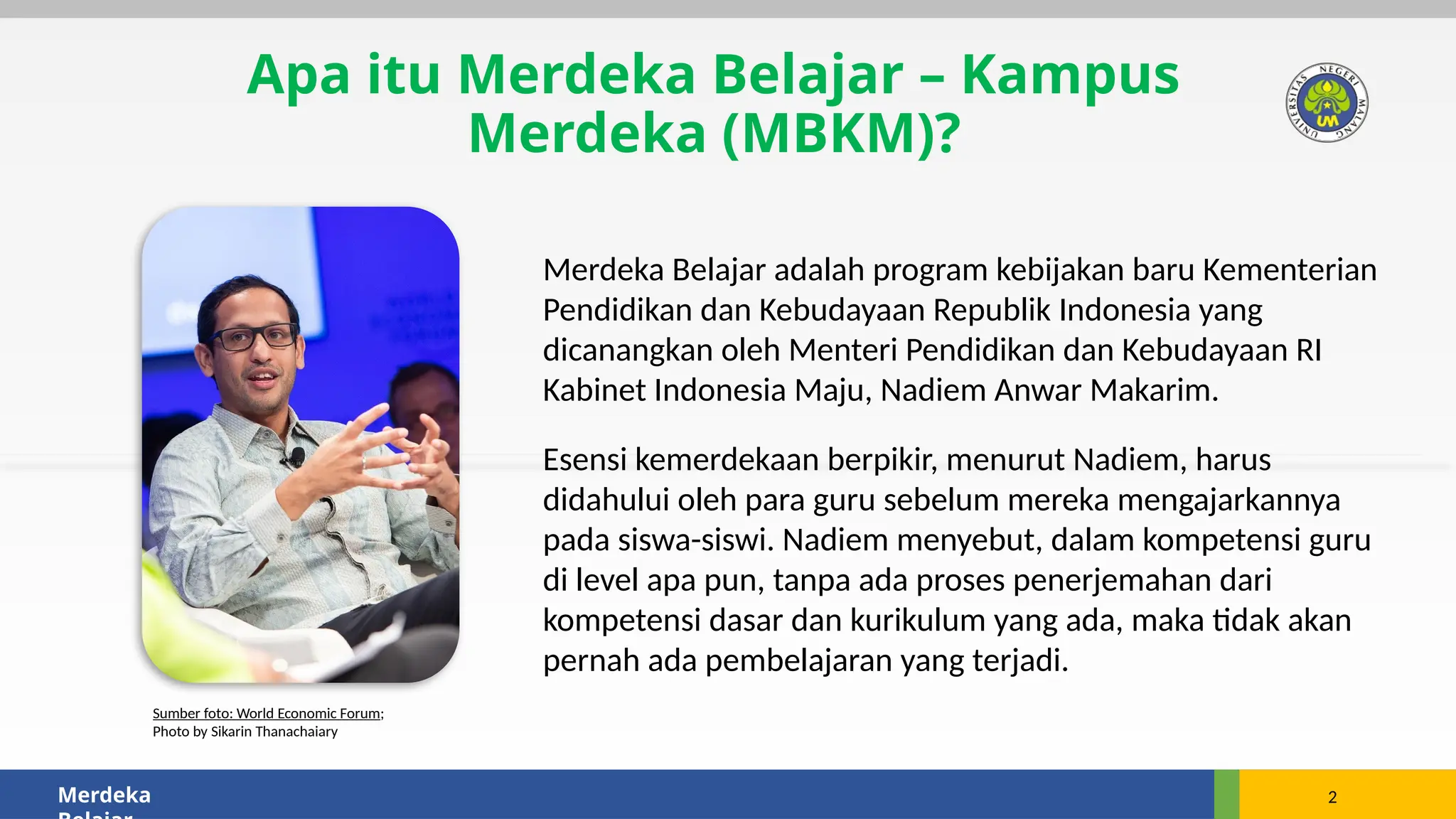 PKKMB UM 2022 PPT PENGEMBANGAN DIRI MELALUI KONSEP BELAJAR KAMPUS ...