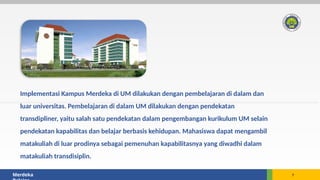 PKKMB UM 2022 PPT PENGEMBANGAN DIRI MELALUI KONSEP BELAJAR KAMPUS ...