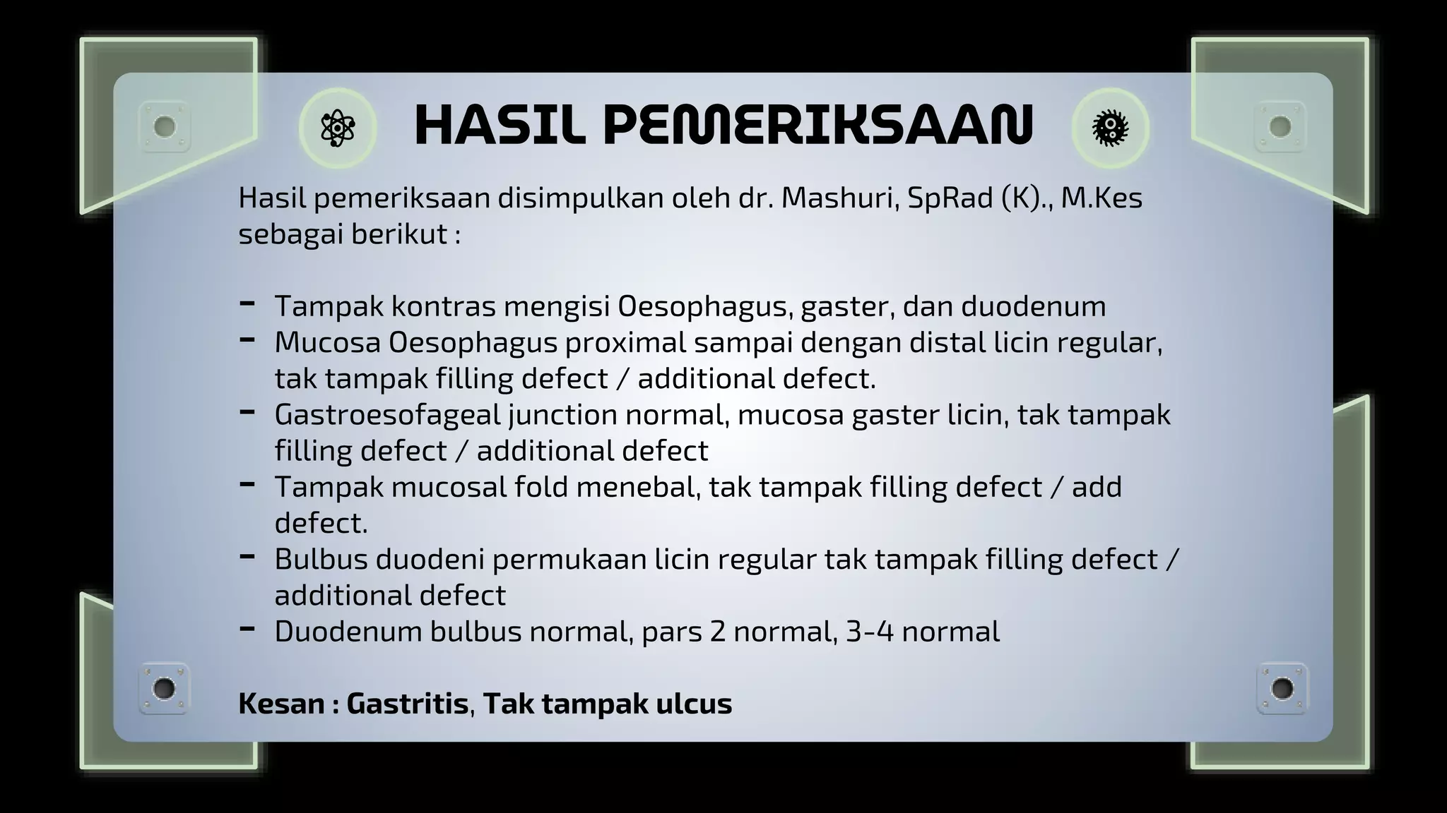 PKL II TEKNIK PEMERIKSAAN OMD KLINIS GERD.pptx