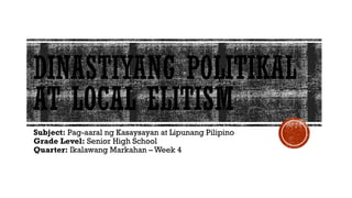 pklp-q2-week04 Mga Piling Kolektibong Karanasan ng Pakikiangkop sa ...