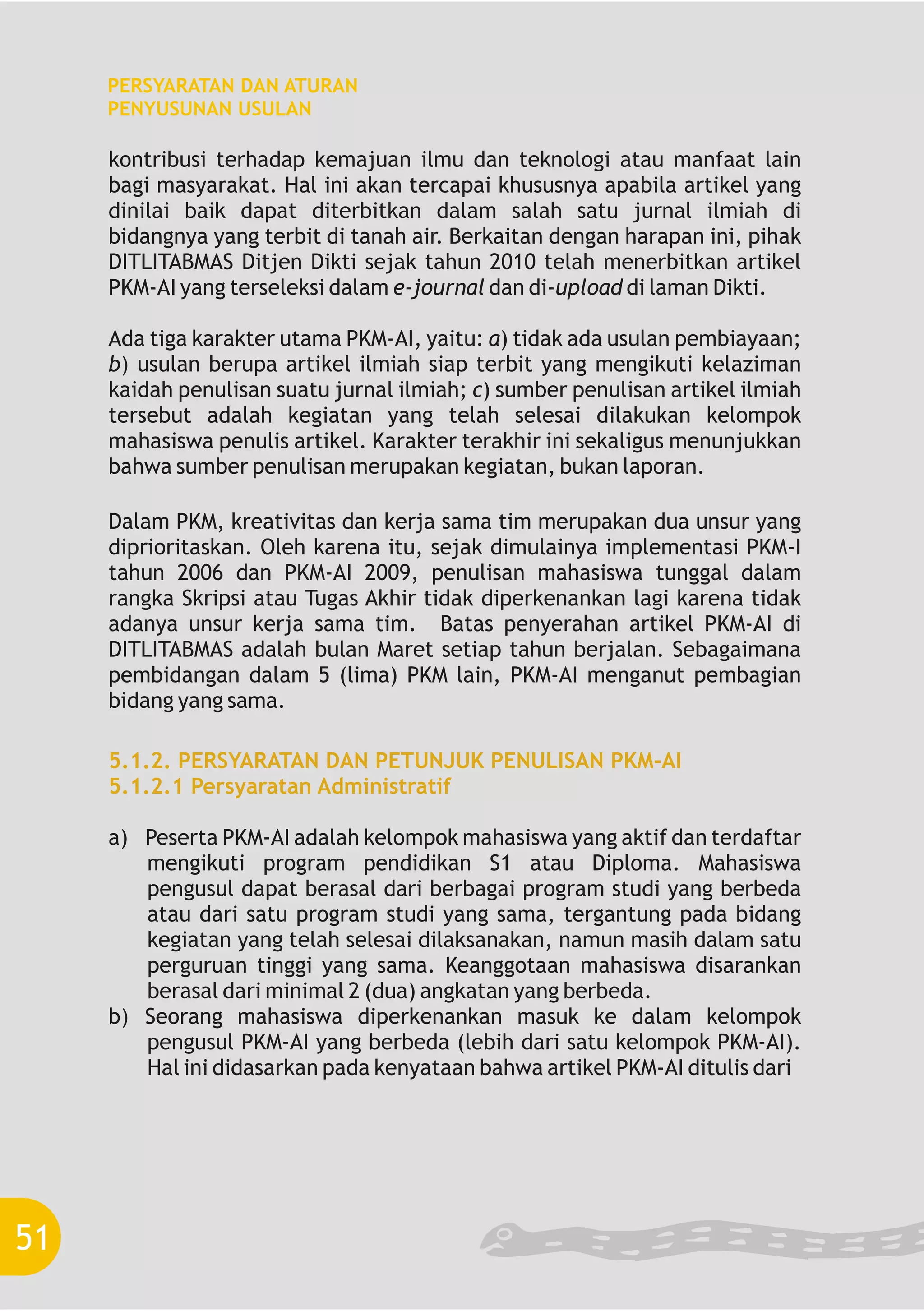 Pkm 2012-6-format-dan-struktur-usulan-pkm-karya-tulis | PDF