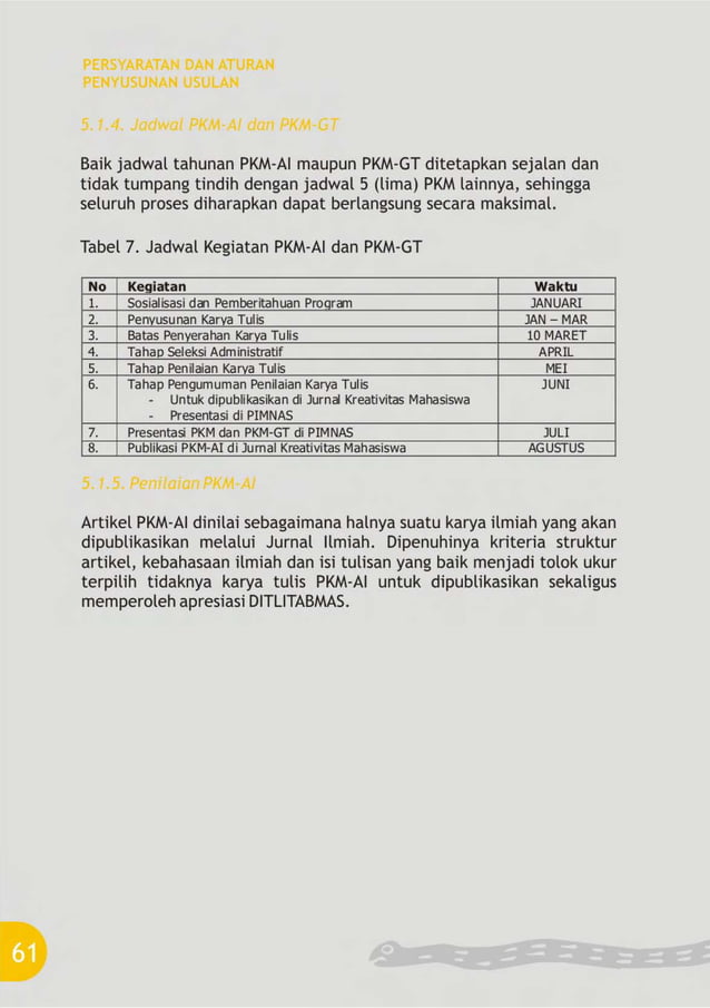 Pkm 2012-6-format-dan-struktur-usulan-pkm-karya-tulis | PDF